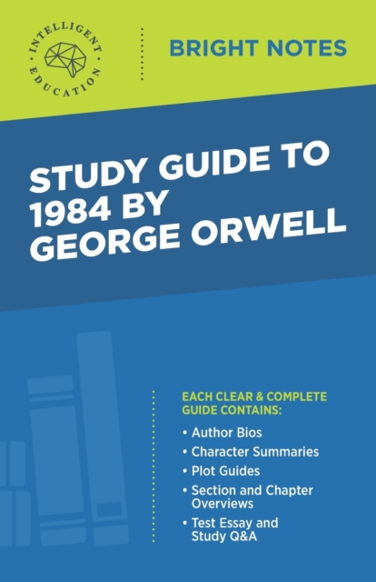 Study Guide to 1984 by George Orwell: : 9781645421689: TGJones