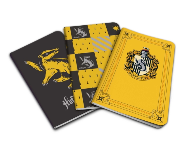 Harry Potter: Hufflepuff Pocket Notebook Collection : Set of 3: Insight ...
