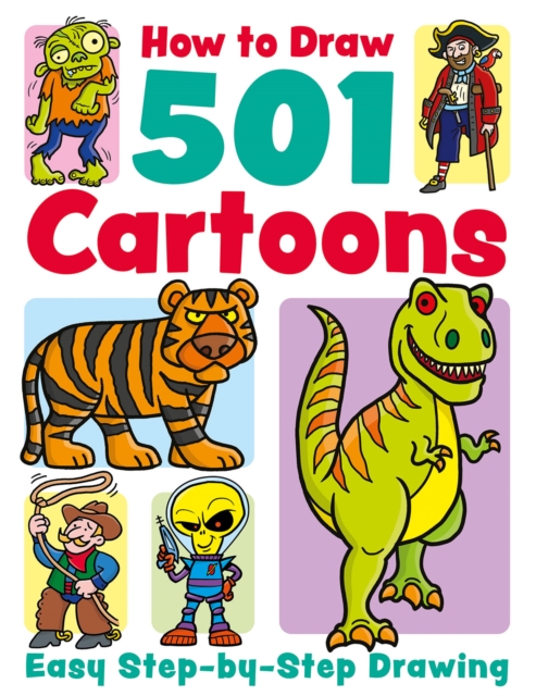 How to Draw 501 Cartoons: Nat Lambert: 9781835551806: TGJones