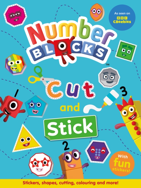 Numberblocks Cut and Stick book: Numberblocks: 9781836892625: TGJones