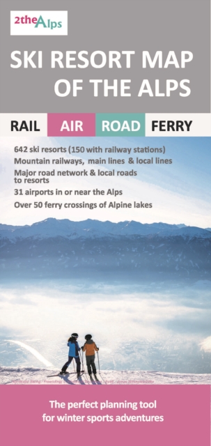 Ski Resort Map of the Alps: : 9781858797250: TGJones