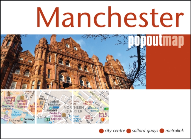 Manchester PopOut Map : Pocket size, pop-up map of Manchester city ...