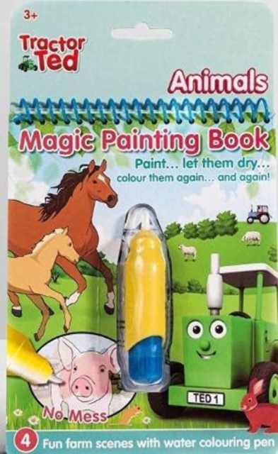 Tractor Ted Magic Painting Book Animals: alexandra heard: 9781916206625 ...