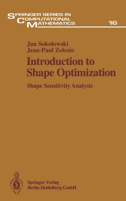 Introduction to Shape Optimization : Shape Sensitivity Analysis: Jan ...