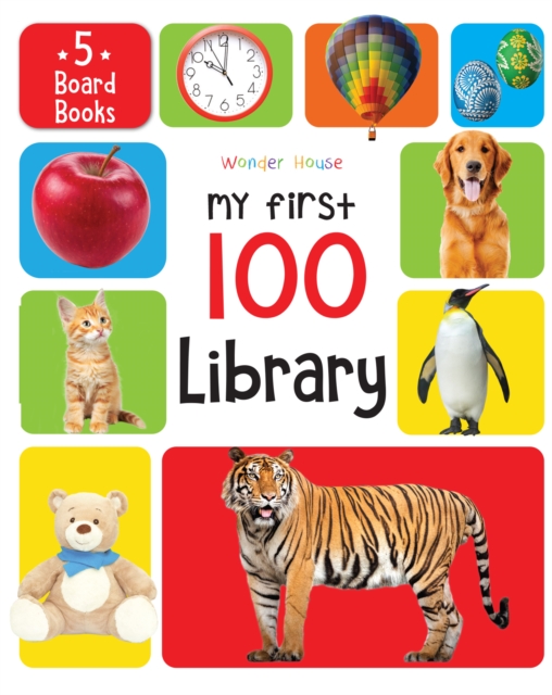 My First 100 Library : Boxset of 5 Early Learning Board Books for Kids ...