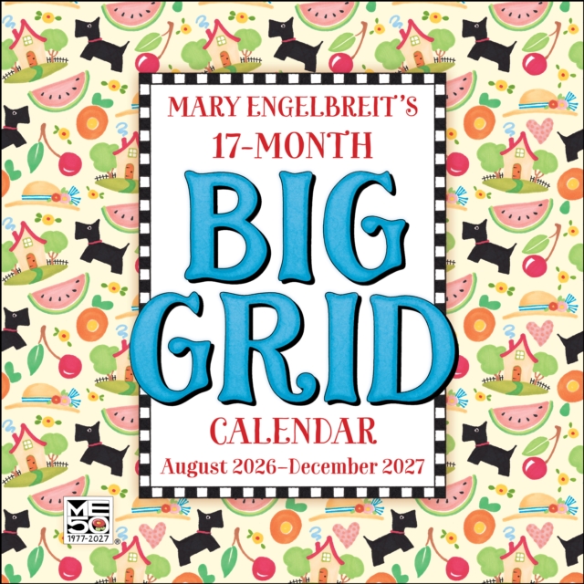 Mary Engelbreit's 2026-2027 17-Month Big Grid Wall Planner Calendar ...