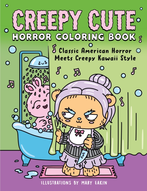 Creepy Cute Horror Coloring Book : Classic American Horror Meets Creepy ...