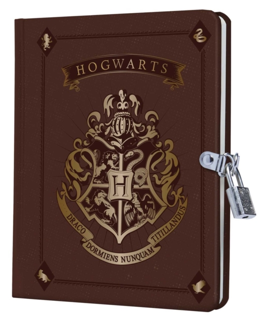 Harry Potter: Hogwarts Lock & Key Diary : Lock & Key Diary with ...